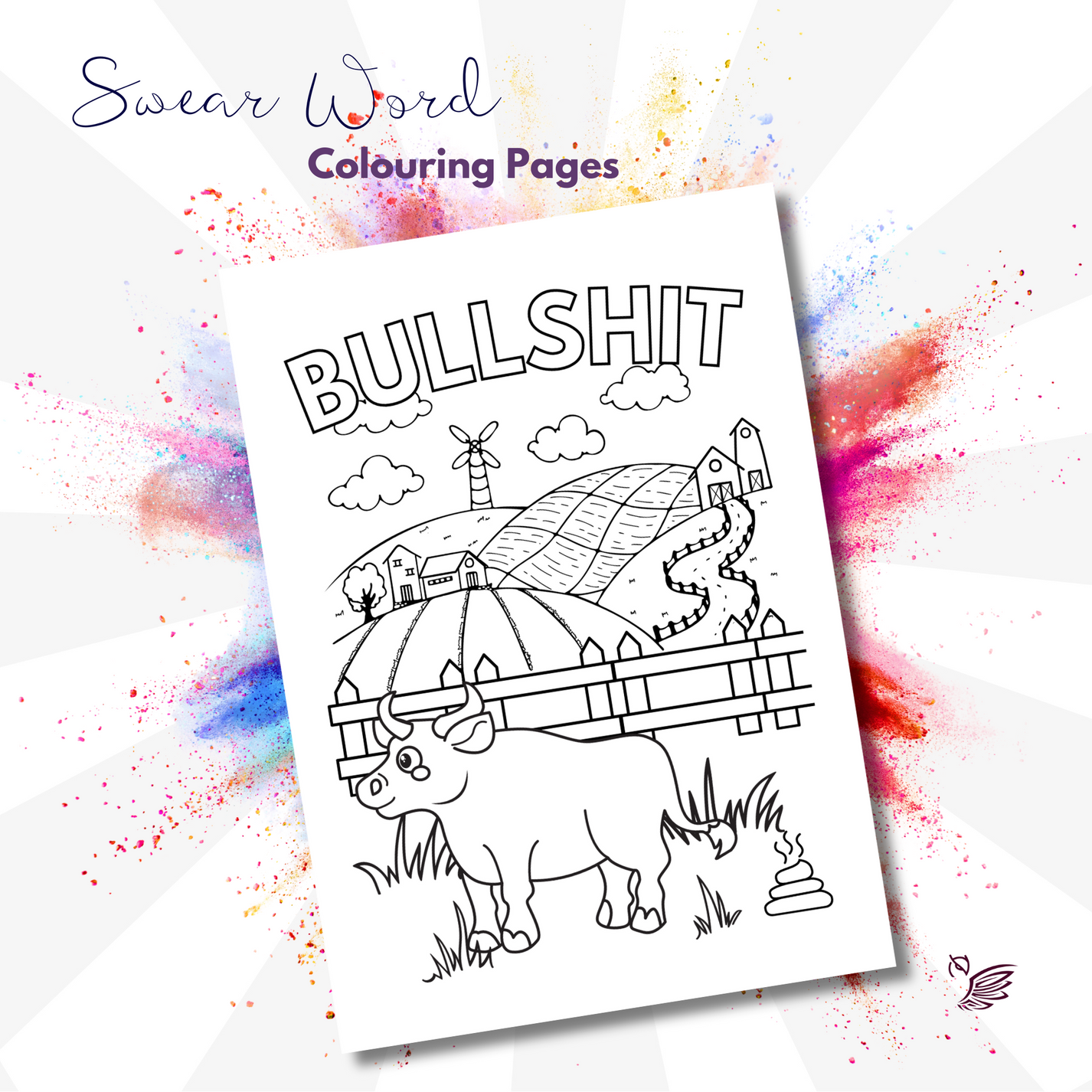 Swear Word Colouring Book Pages for Adults | PDF Swearing Inappropriate ...
