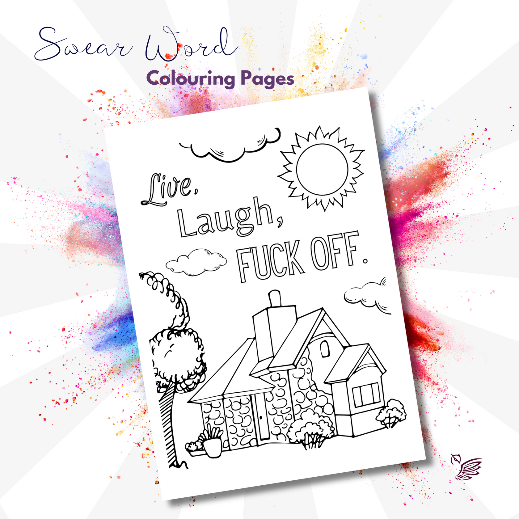 Swear Word Colouring Book Pages for Adults | PDF Swearing Inappropriate ...