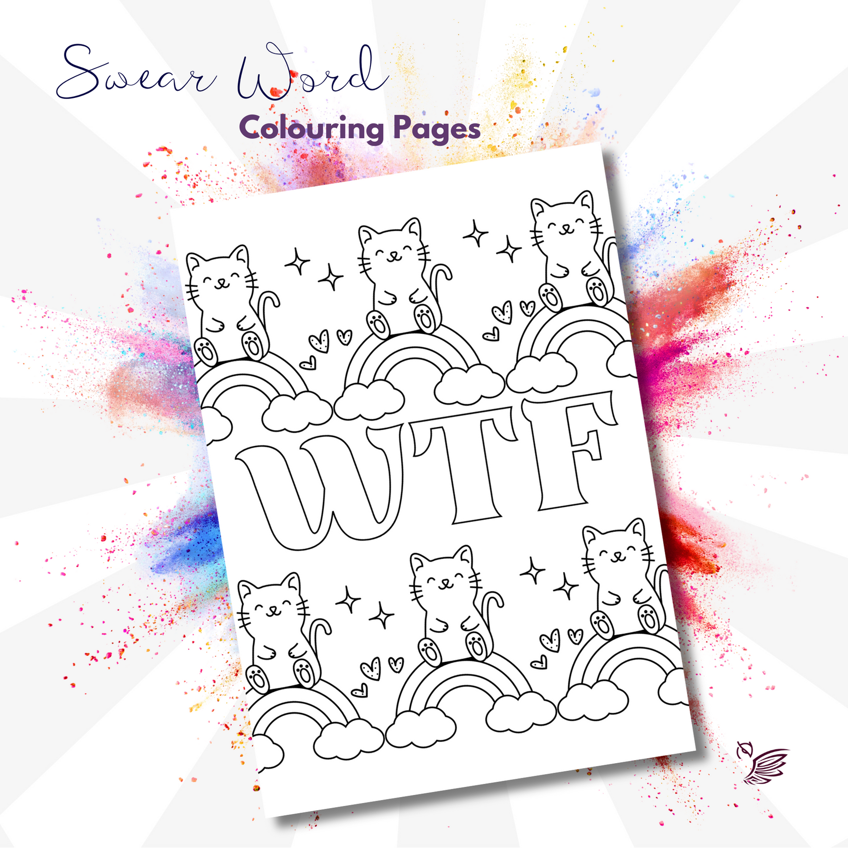 Swear Word Colouring Book Pages for Adults | PDF Swearing Inappropriate ...